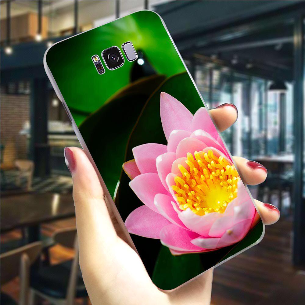 Buy Flower Lotus Phone Case for Samsung A3 2017 Cover A5 A6 A7 A8 A9 ...