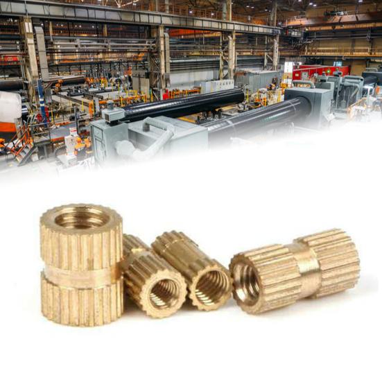 Buy 150Pcs Knurled Nuts Multiple Firm Brass Versatile Embedded Nut Kit ...