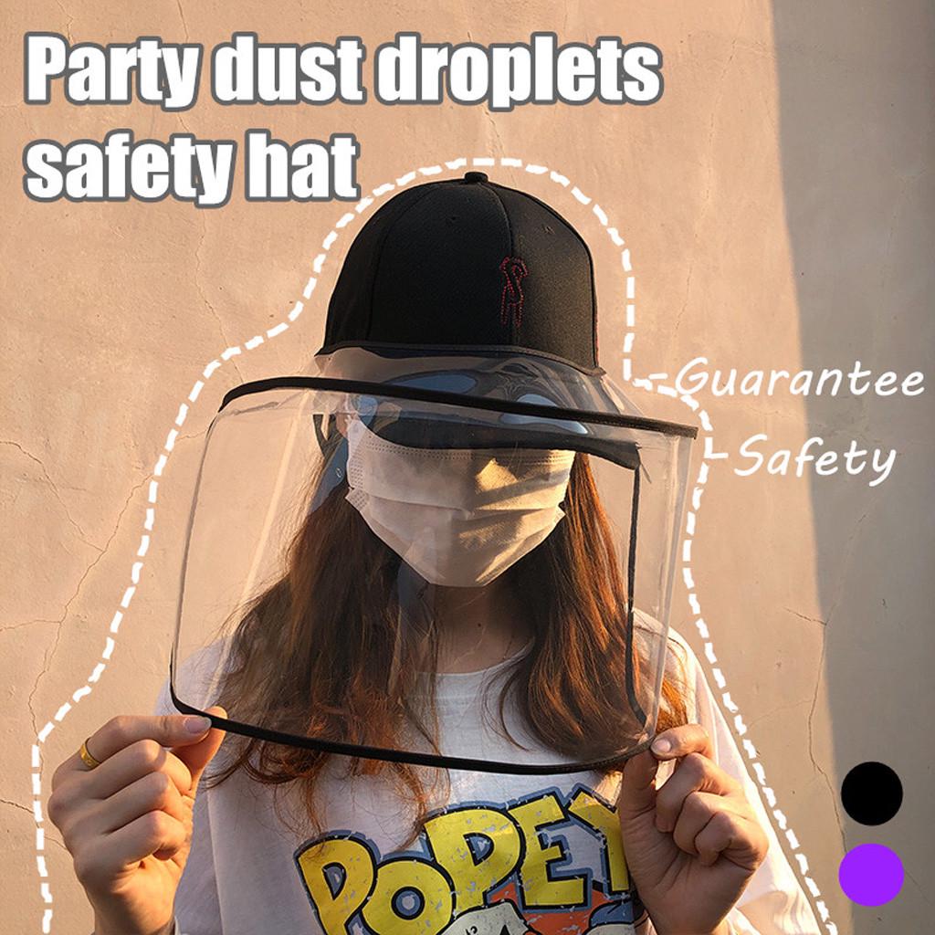 Buy Anti-spitting Protective Hat Dustproof Cover Peaked Cap Hat ...