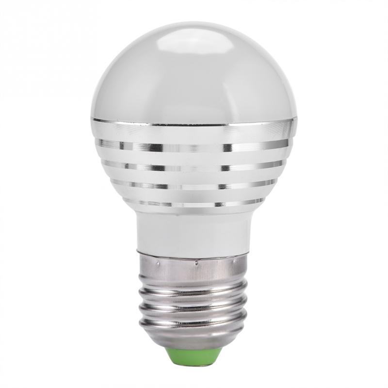 Buy E27 3W RGB LED Color Changing Candle Light Lamp Bulb +Remote ...