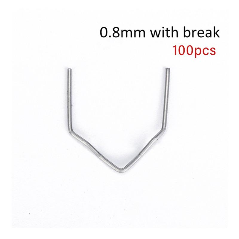 Cheap 100/500Pcs Car Bumper Welding Wire Straight Back Type M Type V ...