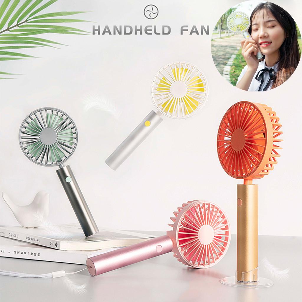 Buy New Portable Handheld Fan Mini Size USB Rechargeable Hand Hold Fan ...