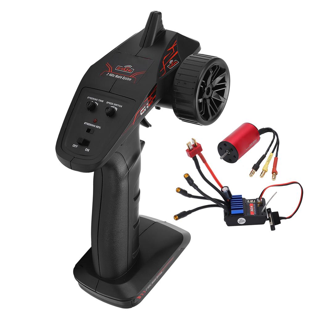 Buy RC Transmitter 2.4G CH2 Remote Controller with Receiver 2440 4000KV ...