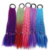 Buy 1Pc Cute Girl Colored Wig Hair Cord, Princess Twisted Braid Elastic ...