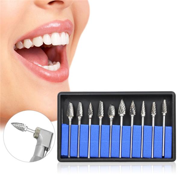 Cheap 10pcs Dental Grinding Heads Tungsten Steel Drilling Teeth ...