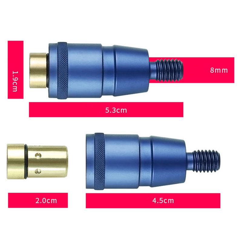 Buy Aluminum Adapter Quick Dip Release Fishing Nets Alloy Landing ...