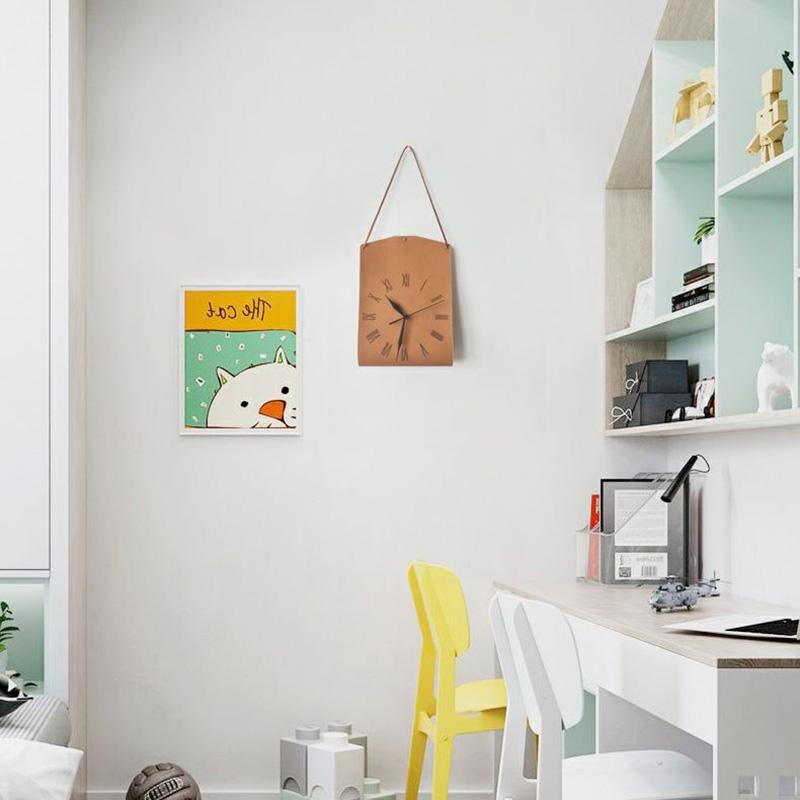 Home & Living Bag-shaped creative wall clock modern art clock wall ...
