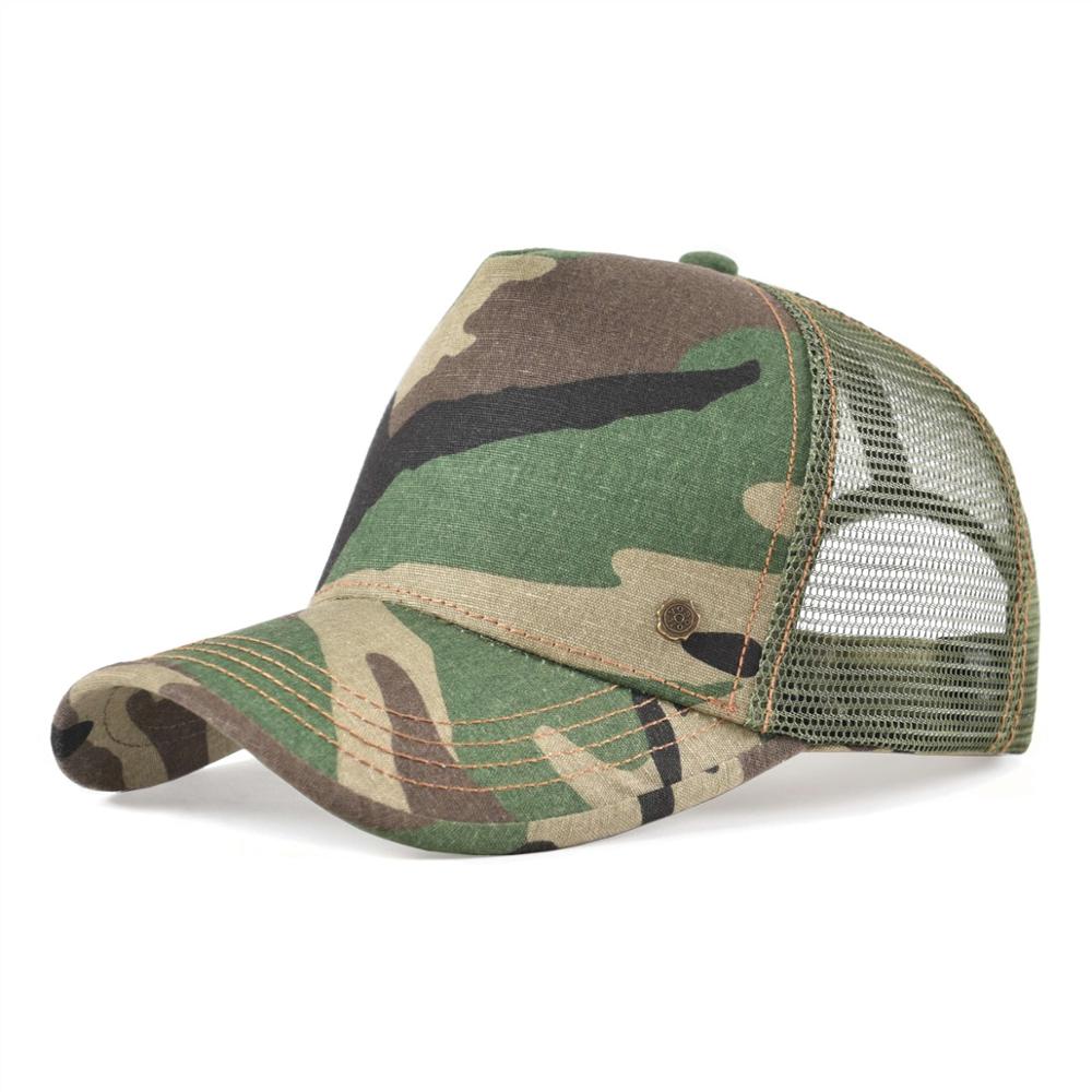 Buy VOBOOM Summer Baseball Cap Men Trucker Hat Camo Mesh Caps Classic ...