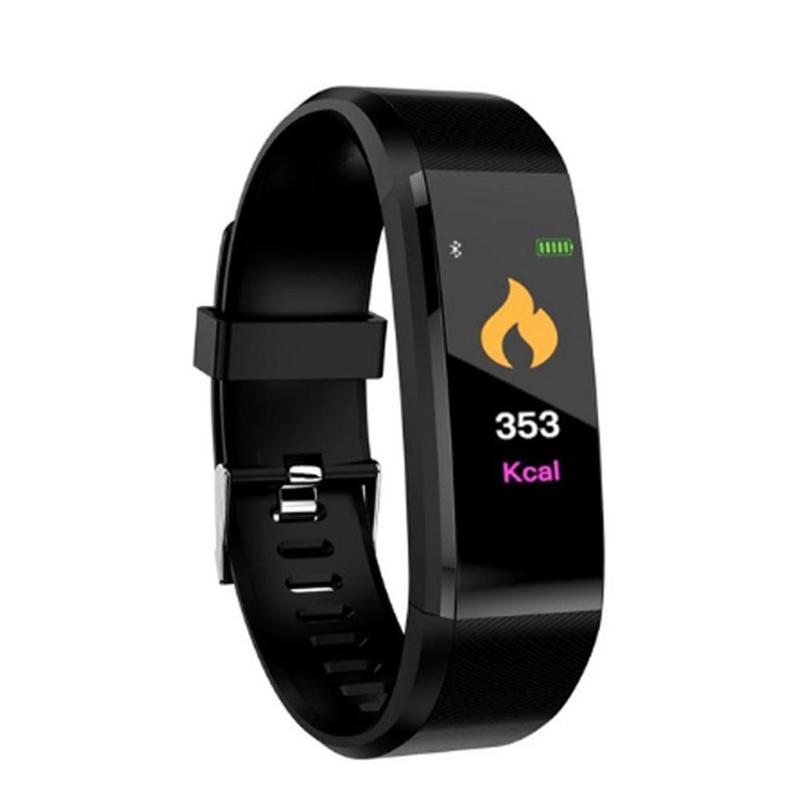 115plus Waterproof Smart Band Health Bracelet Heart Pressure Rate ...