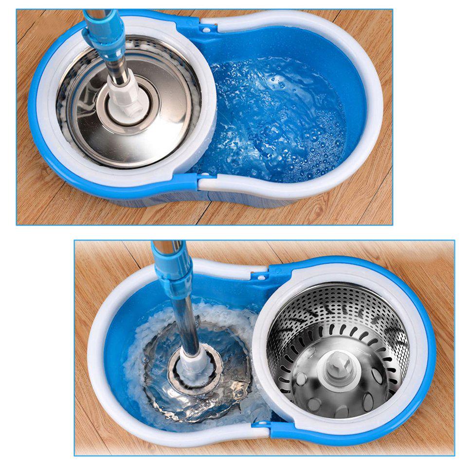 Buy Double Drive Rotating Hand Pressure Gift Mop Mop Bucket Good God ...