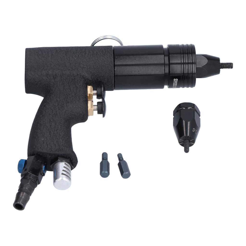 Buy Air Rivet Nut Portable Pneumatic Riveting Machine 3/16 1/4 Heads ...