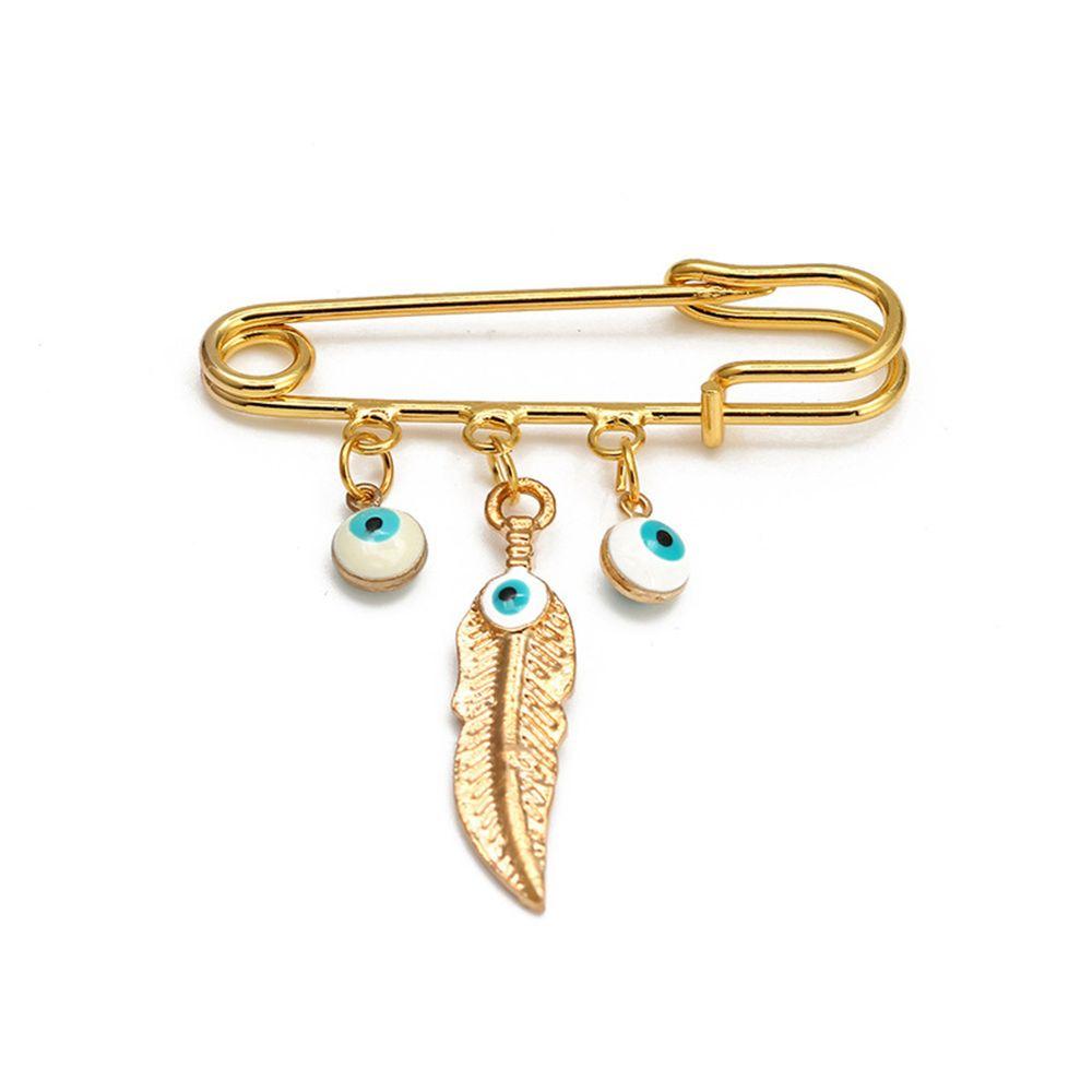 Koupit Bag Decor Alloy Blue Evil Eye Pin Lucky Eye Brooch Hand Hamsa | Joom