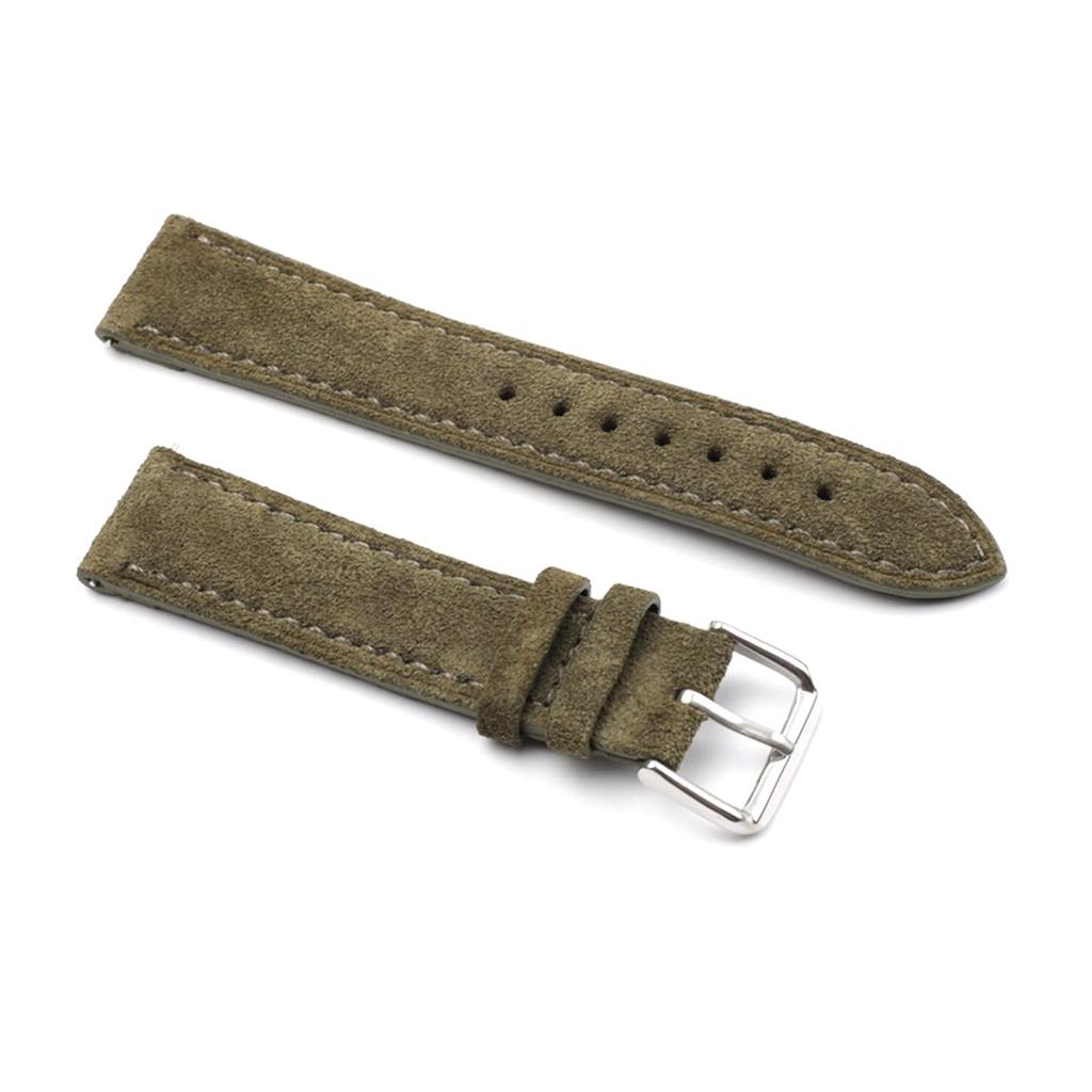 Buy 18mm/20mm/22mm/24mm Elegant Suede Vintage Leather Watchband ...