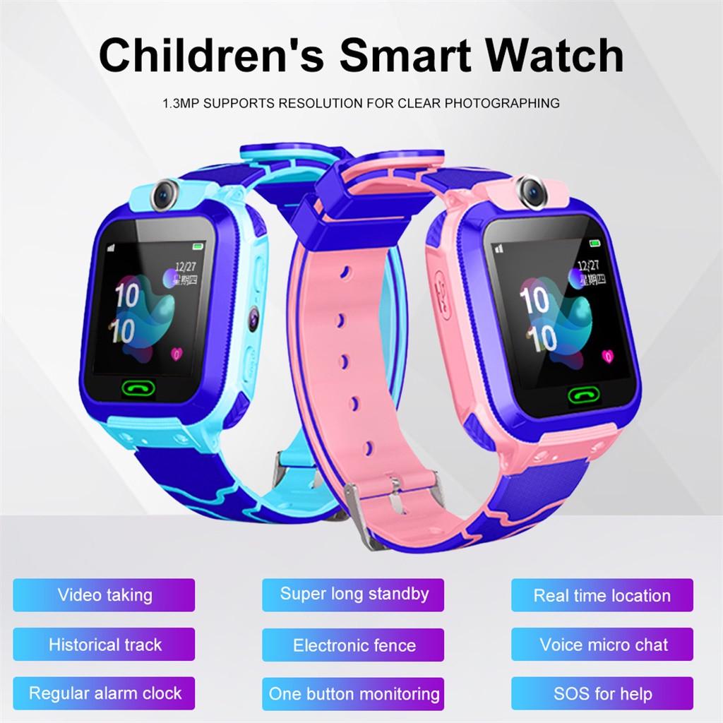 Buy Kids LBS Locator Tracker Smart Watch Telephone SOS Anti-Lost ...