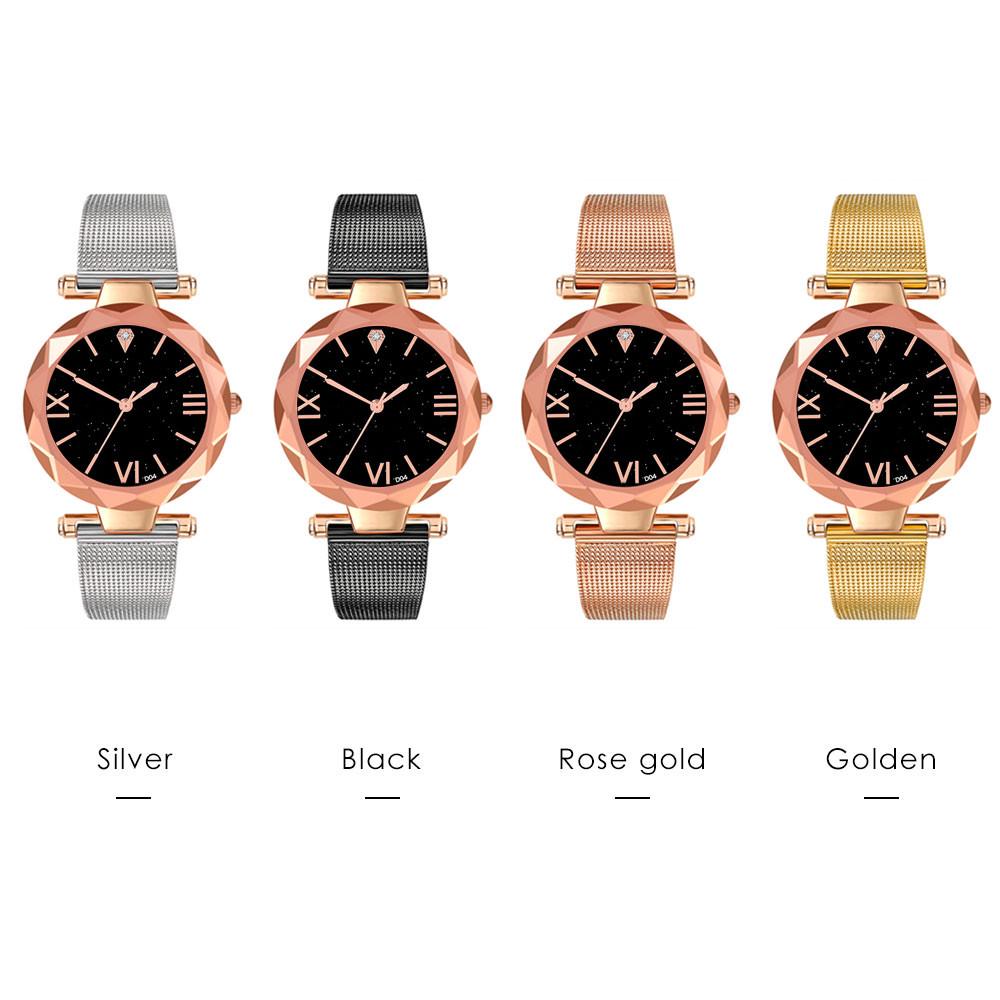Buy Fashion Luxury Women Stainless Steel Quartz Wrist Watch Ladies at ...