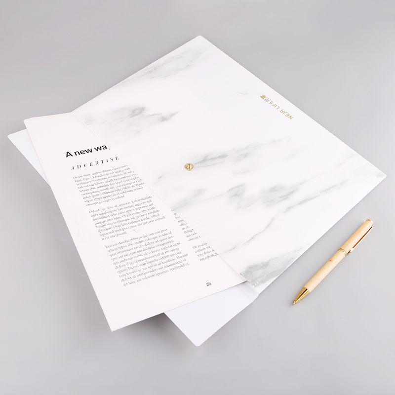 Buy A4/A5/B5 Marble Pattern PP File Folder Document Examination Paper ...