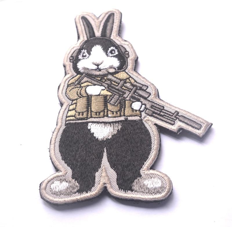 Cheap Tactical BUNNY RABBIT Military ARMY EMBROIDER PATCH badge | Joom