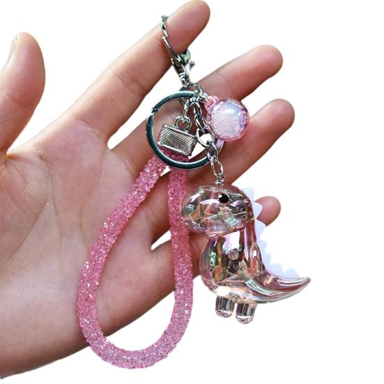 Cheap Adorable Appearance Dinosaur Keychain Doll Eye-catching Wide ...