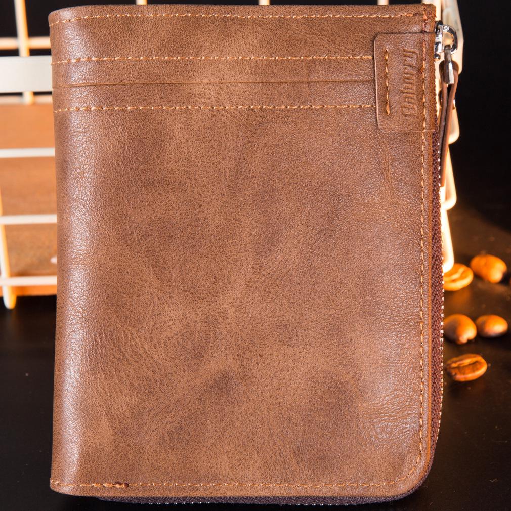 Buy RFID Theft Protect Coin Bag Zipper Men Wallets Brand Mens Wallet ...