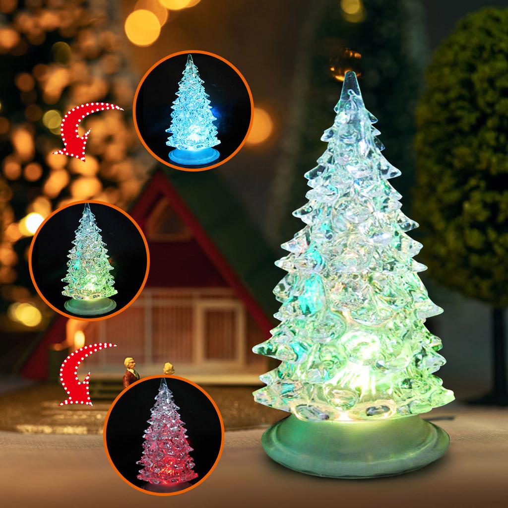 Buy Christmas Tree Colorful LED Night Light Christmas Decoration 2C ...