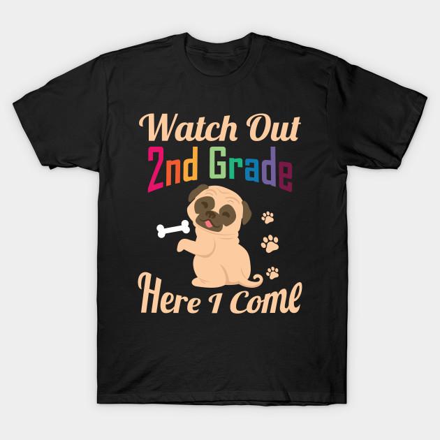 Unisex Fashion TShirt watch out 2nd grade here i come Print Plus Size ...