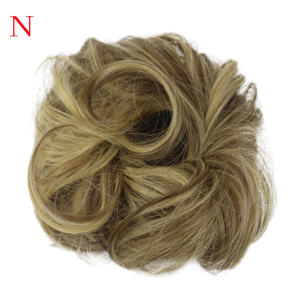 Buy Women's Curly Messy Bun Hair Twirl Piece Scrunchie Wigs Extensions ...
