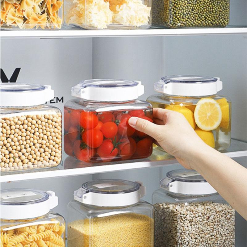 Buy Sealed Jar Kitchen Food Container Transparent Pickle Pot Coarse ...