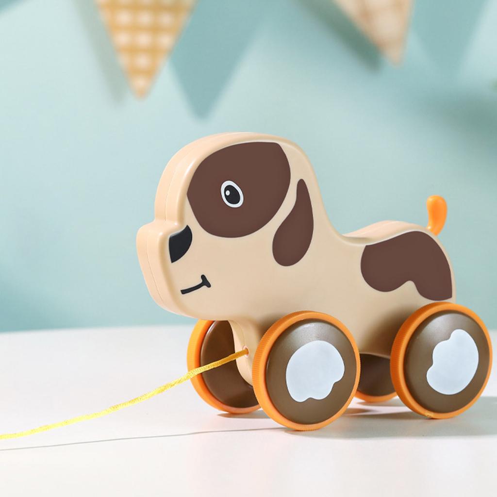 Kaufe Kinder Drag Toy Driver Pull Rope To Pull Animal Car Educational ...