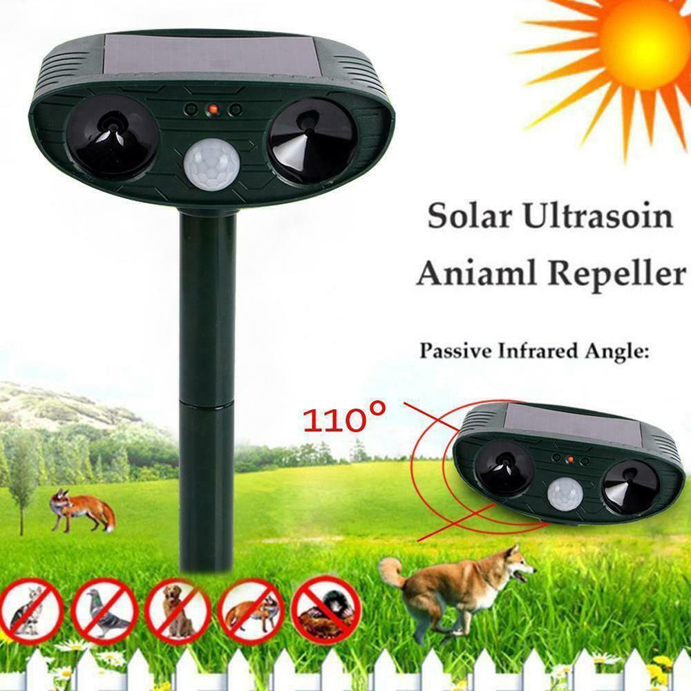 Buy Outdoor Solar Ultrasonic Power Pest Animal Repeller Repellent ...