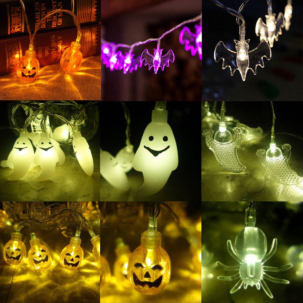 Buy Halloween LED Fairy String Lights Pumpkins Gost Spiders BeeWindow ...