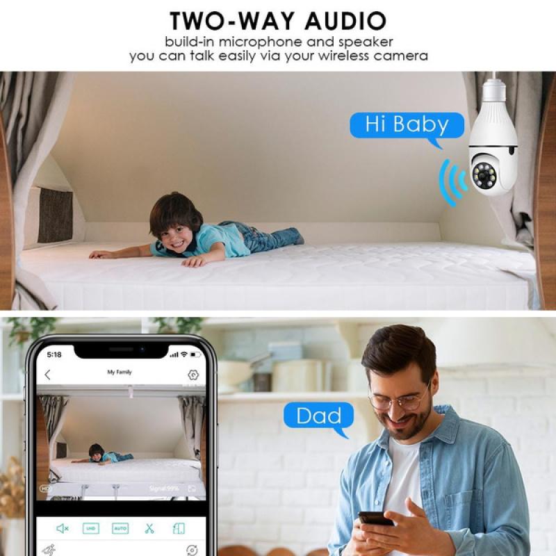 Buy HD 1080P IP Security Surveillance Cam 360° Rotate Auto Tracking ...