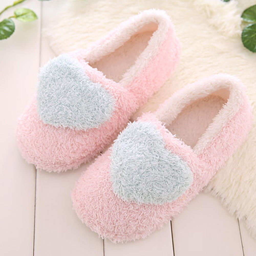 Buy Women Lovely Home Floor Soft Indoor Slippers Outsole Cotton-Padded ...