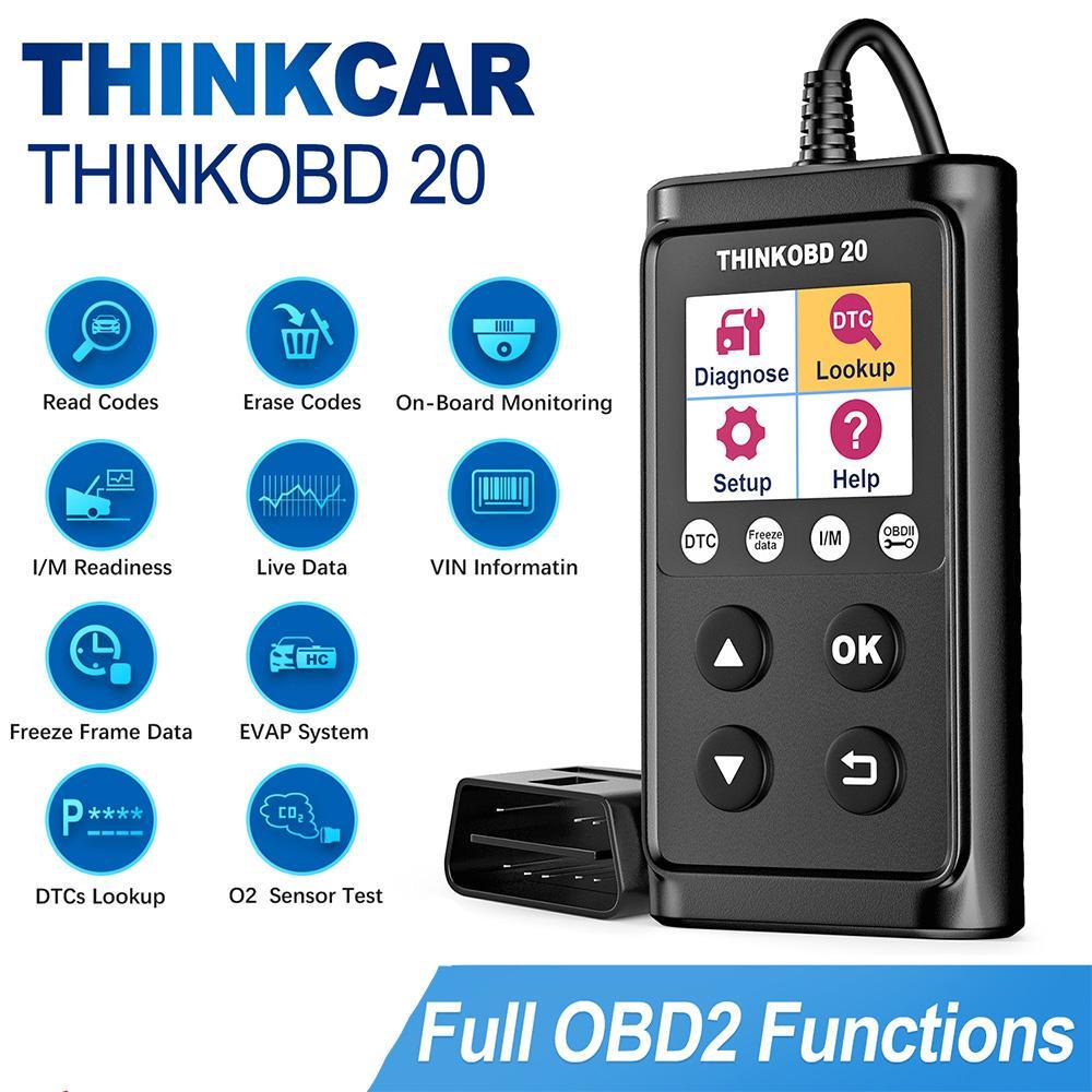 Buy THINKCAR THINKOBD 20 OBD2 Scanner Car Diagnostic Tool Engine Light ...