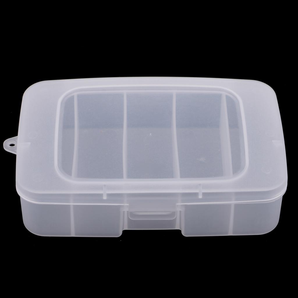 Buy 5 Compartments Plastic Fishing Tackle Box Lure Bait Hook Bead ...