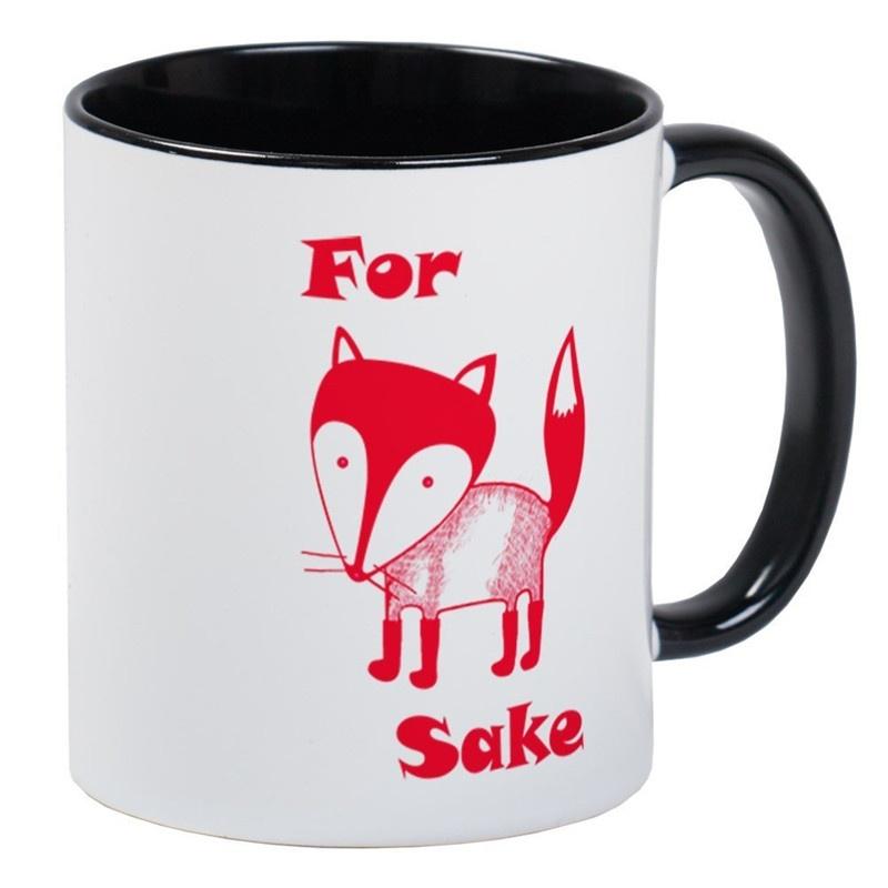 Buy Cafepress -For Fox Sake Mugs -Unique Coffee Mug ,Coffee Cup at ...