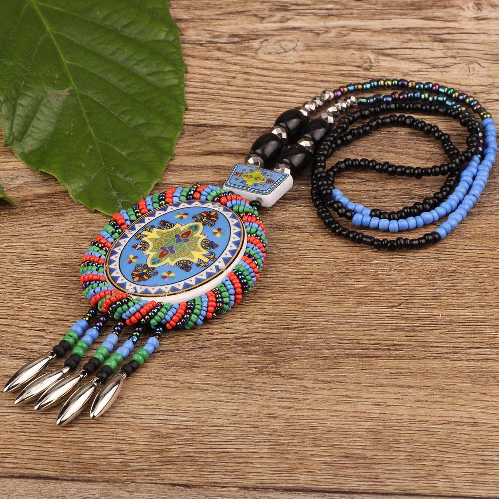 Cheap Ethnic style Nepalese jewelry, leather necklace, exotic design ...