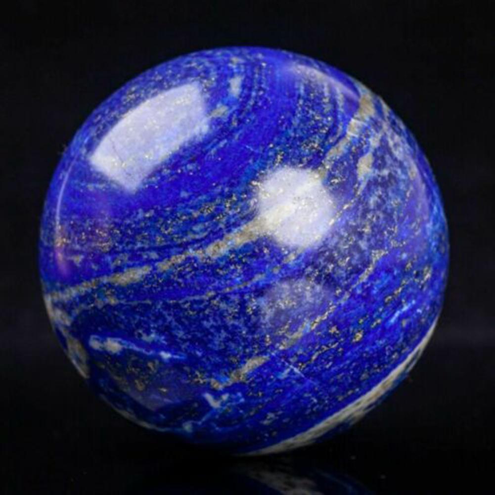 Satın alın Natural Blue Lapis Lazuli Crystal Sphere Healing Ball I6H3 ...