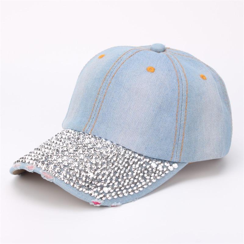Fashion Fashion Personality Inlaid Diamond Baseball Cap Outdoor ...