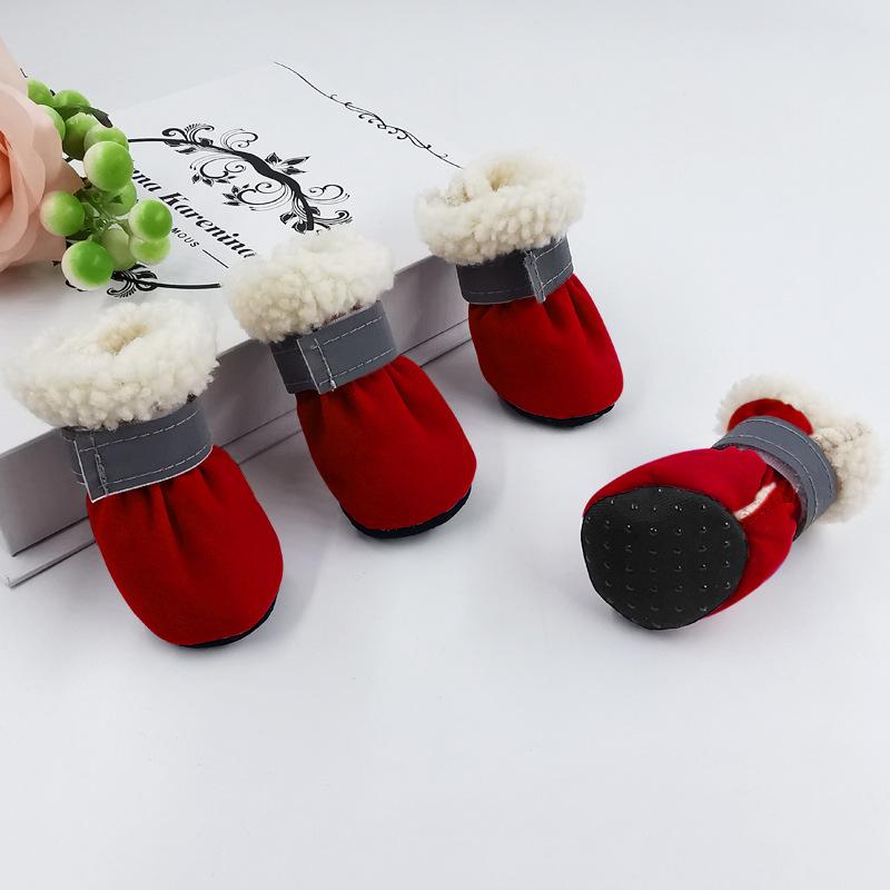 Pet Dog Shoes Waterproof Winter Dog Boots Socks Skid-proof Dog Cats ...