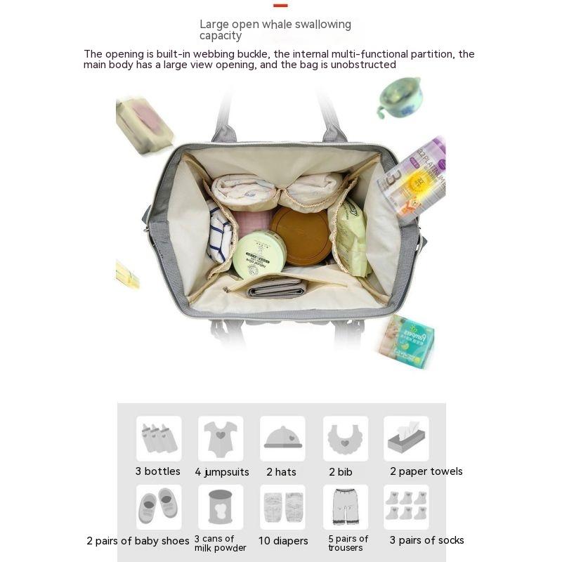 Buy Multi-functional Large-capacity Mother and Baby Bag Fashion Casual ...