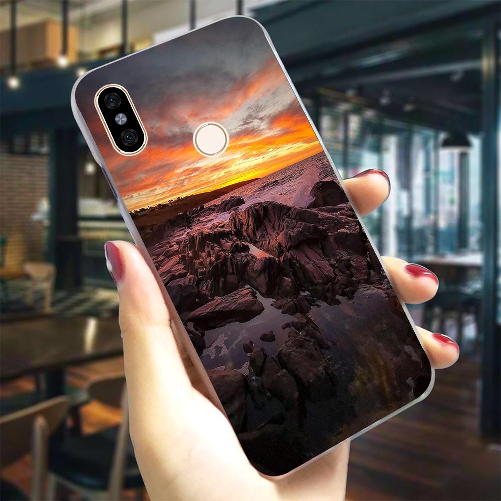 Sea Coastal Phone Case for Xiaomi Redmi Go Cover 4X 4A 5 Plus 6A 7A K20 ...