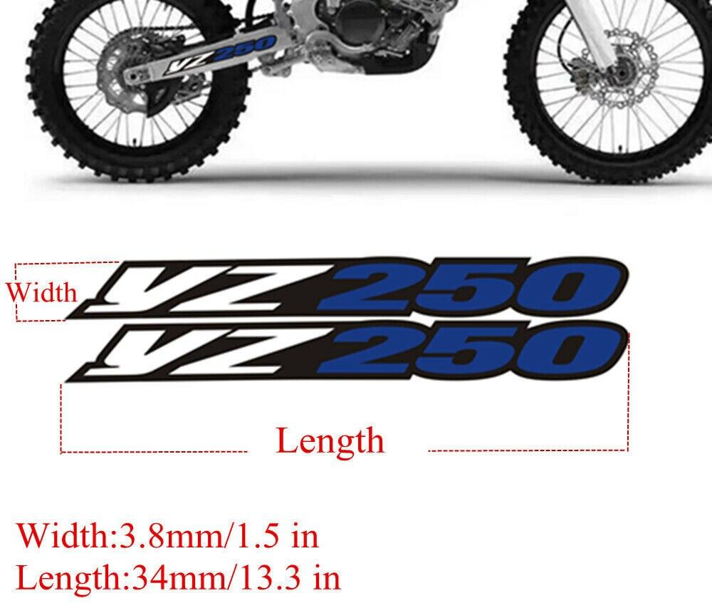 Buy 3D Glue Swingarm Air Box Reflection Stickers For YAMAHA YZ 250 250F ...