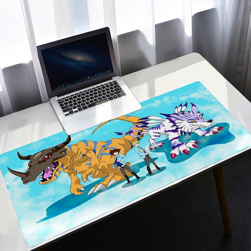 Buy Digimon Anime Large Lock Edge Mouse Pad Computer Mousepad Anime ...