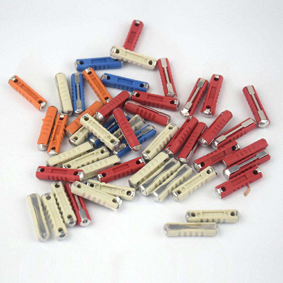 Buy 50Pcs/Kit 5A 8A 16A 25A Classic Car Auto Fuses Kit Ceramic Car Fuse ...
