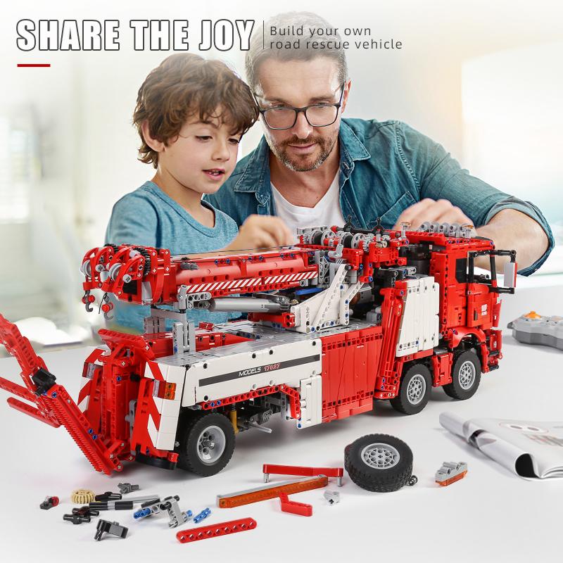 Buy MOULD KING 17027 17028 Technical Building Blocks RC Motorized Fire ...