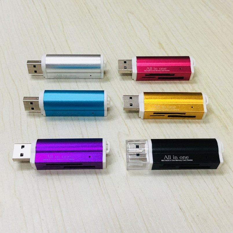 Buy Pearliky USB 2.0 Aluminum Alloy Four-in-one Card Reader Multi ...