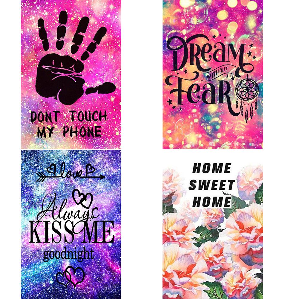 Satın alın 5D DIY Diamond Painting Letters Full Round Drill Embroidery ...