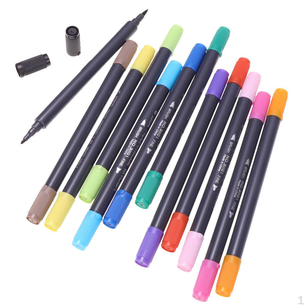Satın alın 12 Colors 0.8mm Sketching Writing Drawing Markers Coloring ...