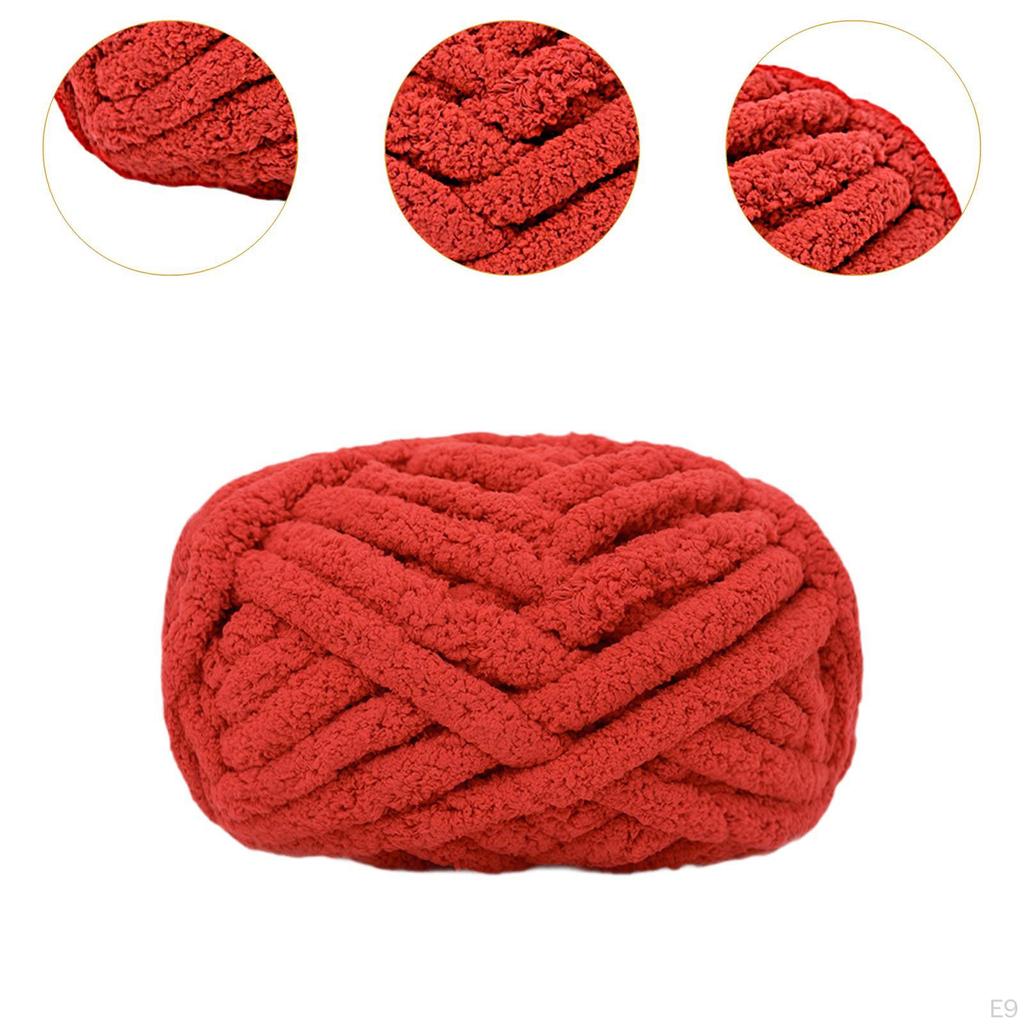 Chunky Wool Yarn Jumbo Hand Knit Handcrocheted Weight Bulky for Craft ...
