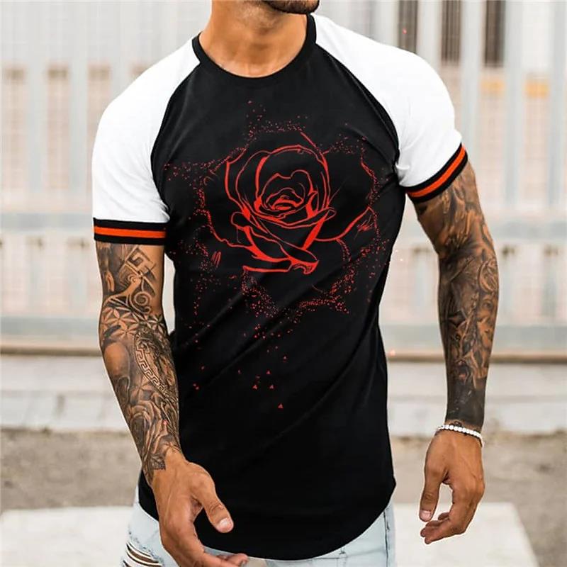 Cheap Men's T-Shirt Tees Vintage Clothes Smiley Printed 3D T Shirts Short Sleeve Summer ...